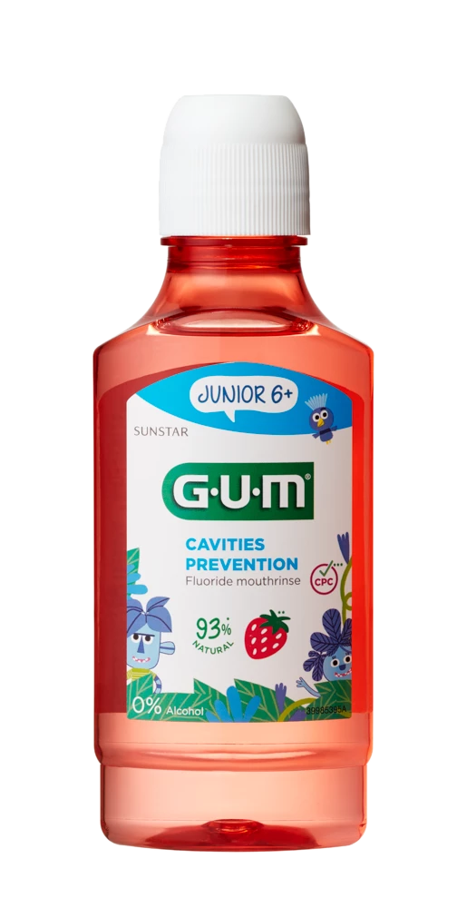 GUM Junior 6+ mouthwash with fluoride + CPC 0.07%, 300 ml – My Dr. XM