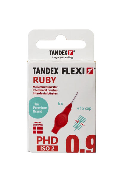 Tandex Flexi interdental brushes red 0.90 mm, 6 pcs – My Dr. XM