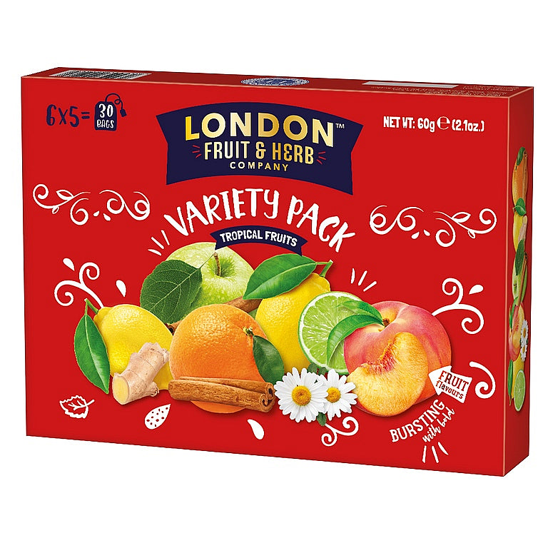 London Fruit & Herb Tropical Fruits Variety Pack Tea 30 bags – My Dr. XM