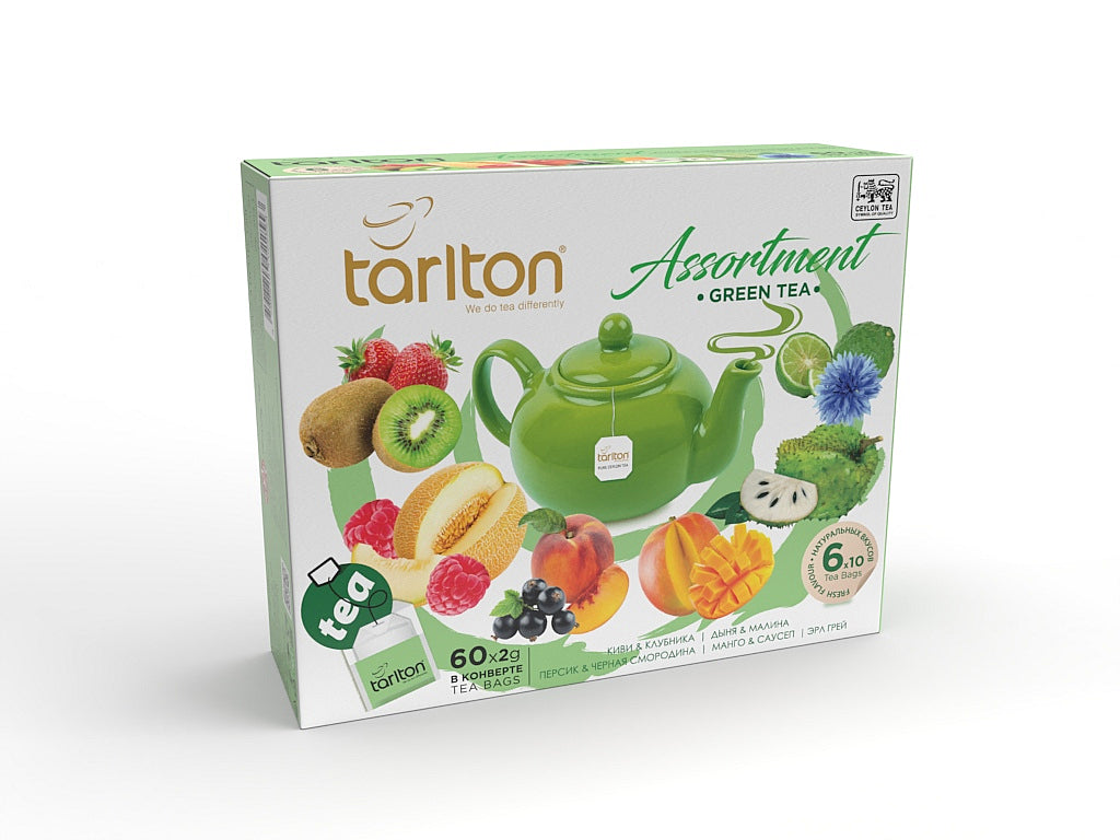 TARLTON Green Tea Assortment 60x2g – My Dr. XM