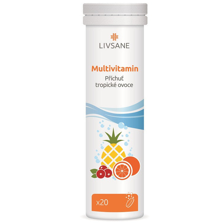 LIVSANE Effervescent tablets Multivitamin tropic 20 pcs – My Dr. XM