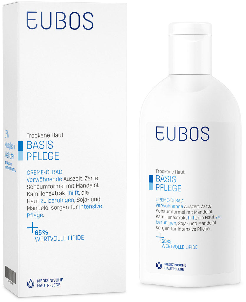 Eubos basic care cream oil bath 200 ml – My Dr. XM