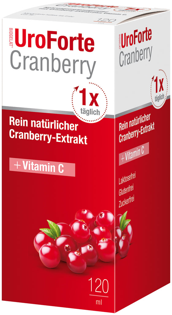 Biogelat Cranberry UroForte Liquid 120 ml – My Dr. XM