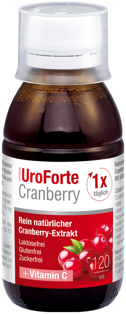 Biogelat Cranberry UroForte Liquid 120 ml – My Dr. XM