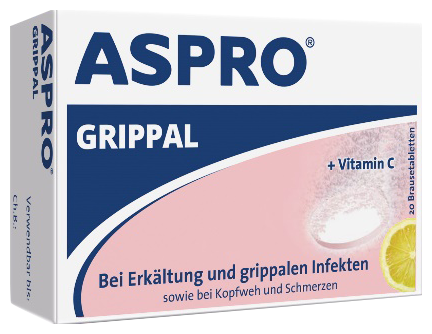 Aspro Grippal 20 effervescent tablets – My Dr. XM
