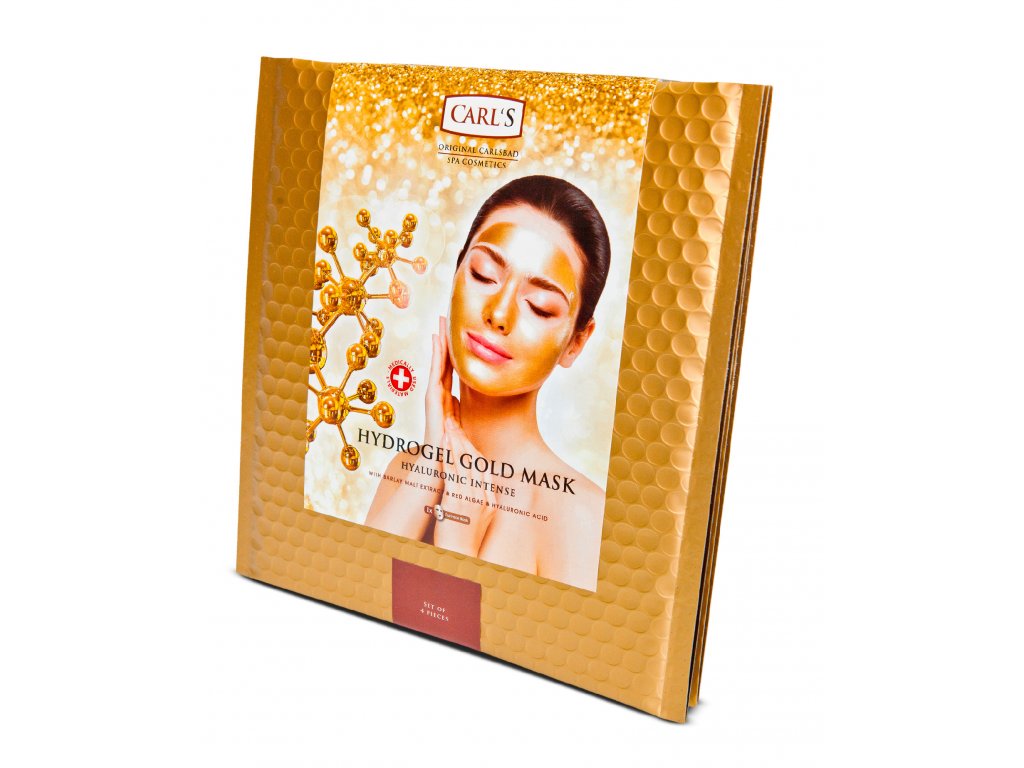 CARL'S HYDROGEL GOLD MASK HYALURONIC INTENSE 4 pcs – My Dr. XM