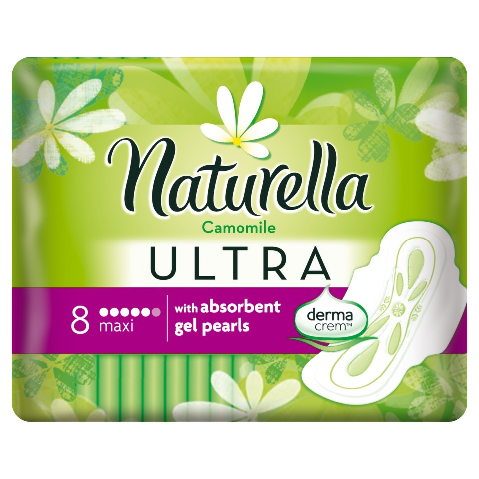 Naturella Sanitary pads Chamomile Ultra - Maxi, 2 packs x 8 pcs – My Dr. XM