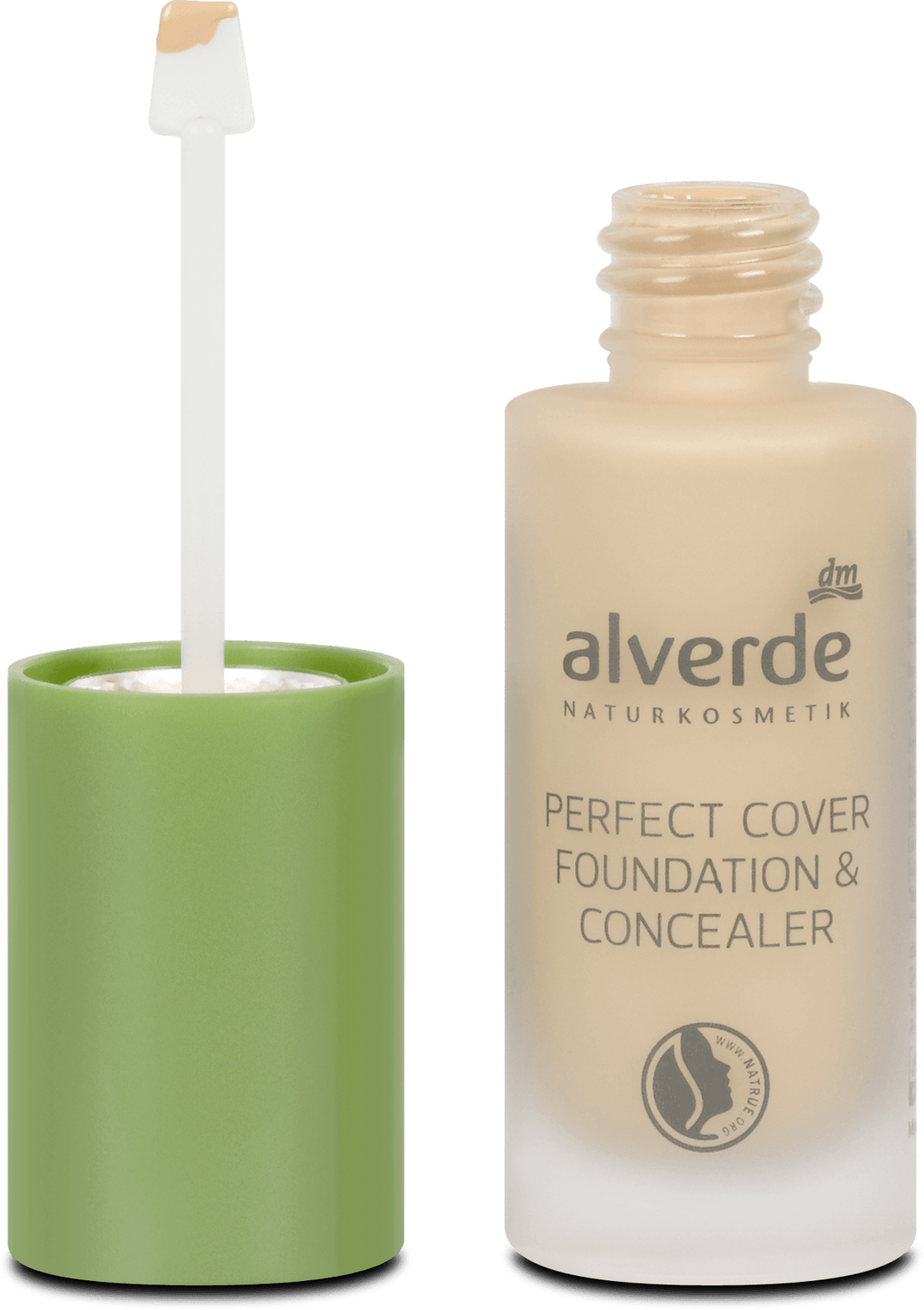 alverde NATURKOSMETIK makeup & concealer Perfect 20 Almond, 20 ml – My ...