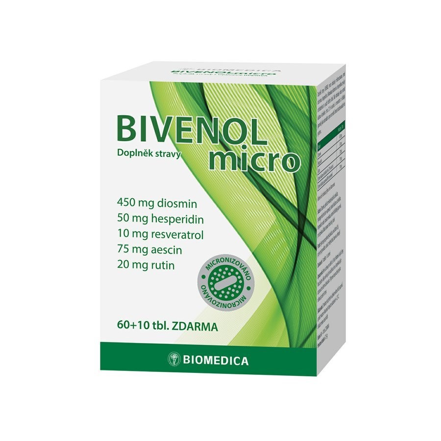Biomedica Bivenol micro - 70 tablets – My Dr. XM