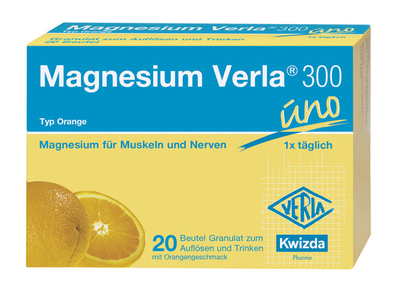 Magnesium Verla 300 and Orange granules 20 sachets – My Dr. XM