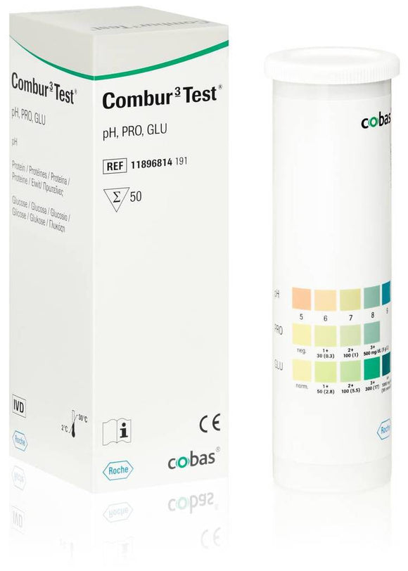 Roche Combur-3-Test strips 50 pcs – My Dr. XM