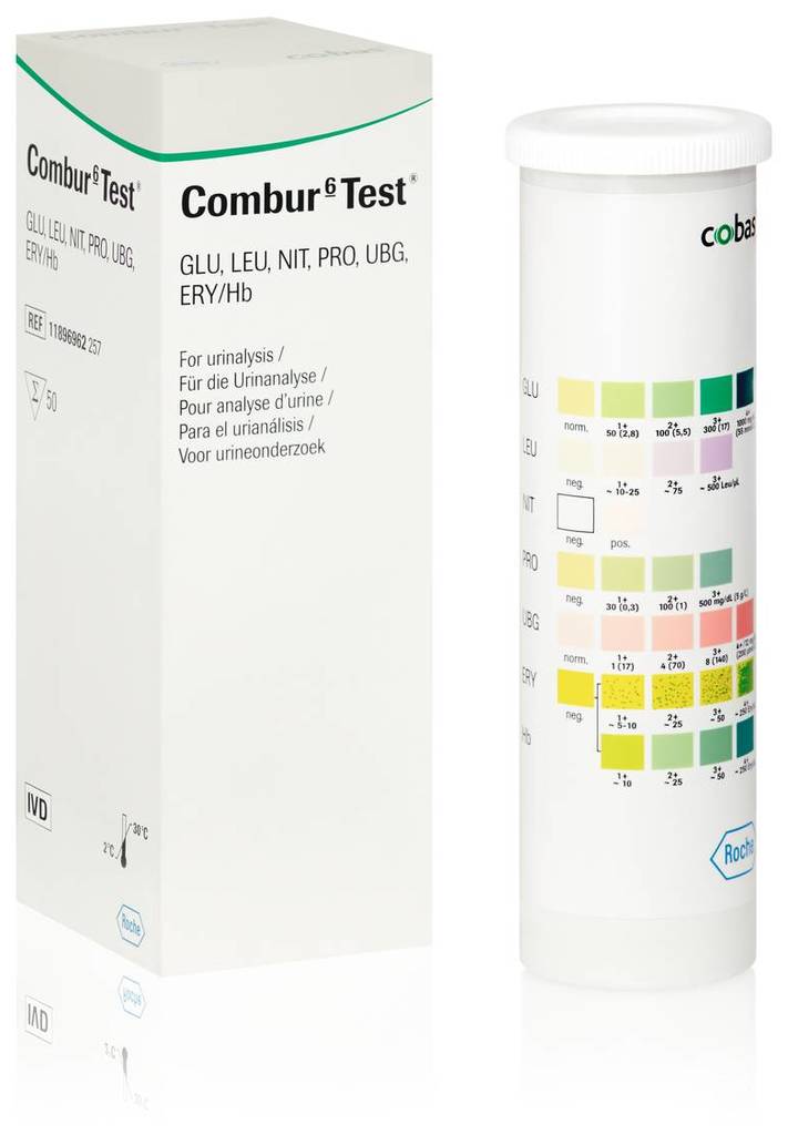 Roche Combur-6-Test strips 50 pcs – My Dr. XM