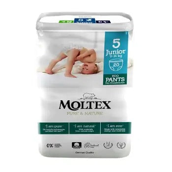 Moltex Pure & Nature Junior 9-14 kg diaper panties 20 pcs – My Dr. XM