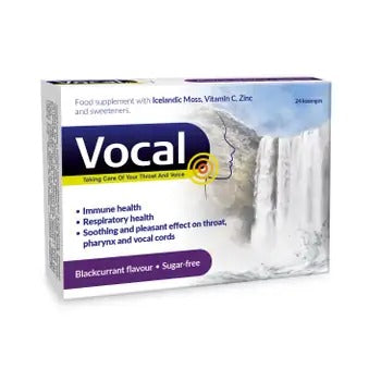 Vocal Lozenges sugar-free with Blackcurrant flavor 24 pcs – My Dr. XM