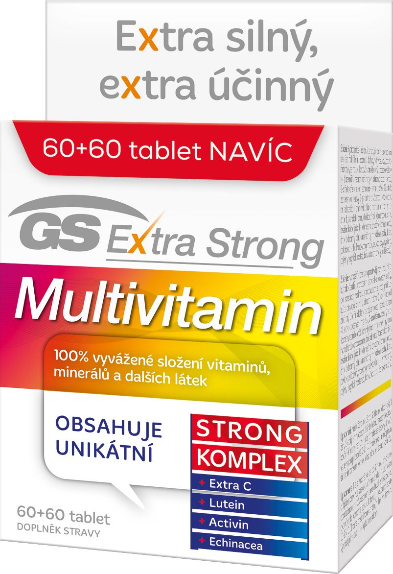 GS Extra Strong Multivitamin 60 + 60 tablets – My Dr. XM