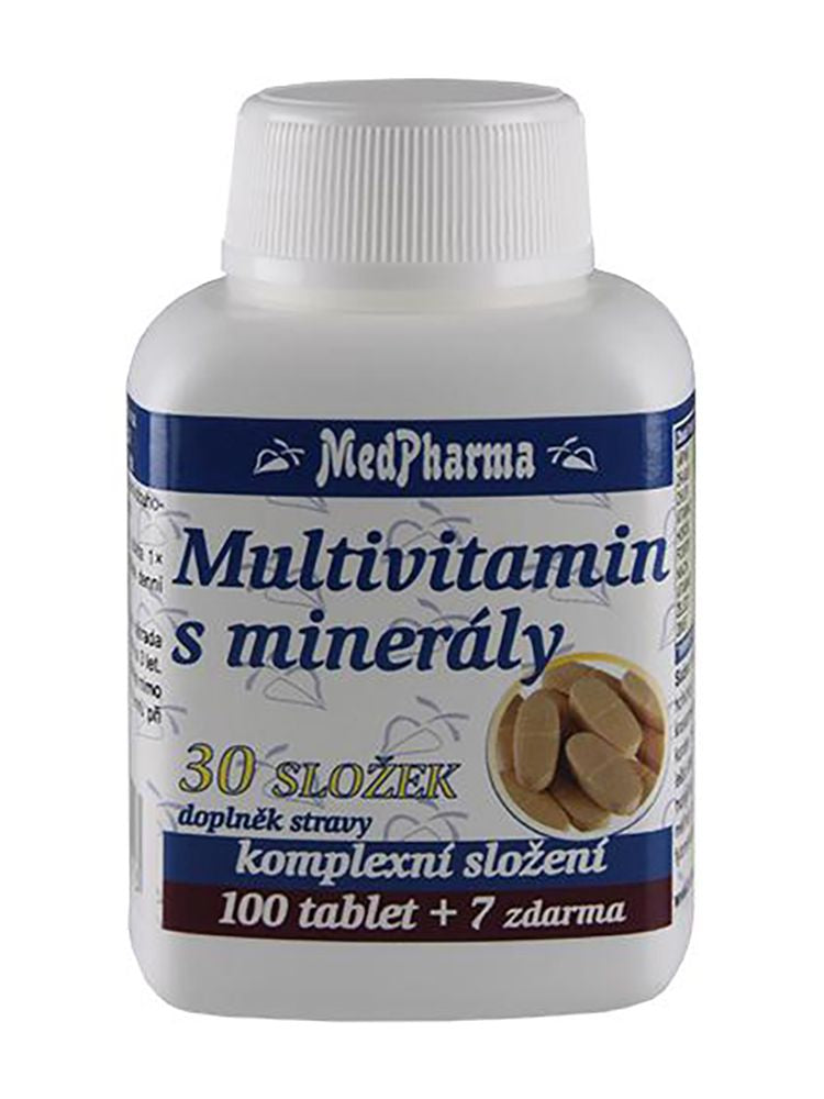 Medpharma Multivitamin with minerals 30 ingredients 107 tablets – My Dr. XM