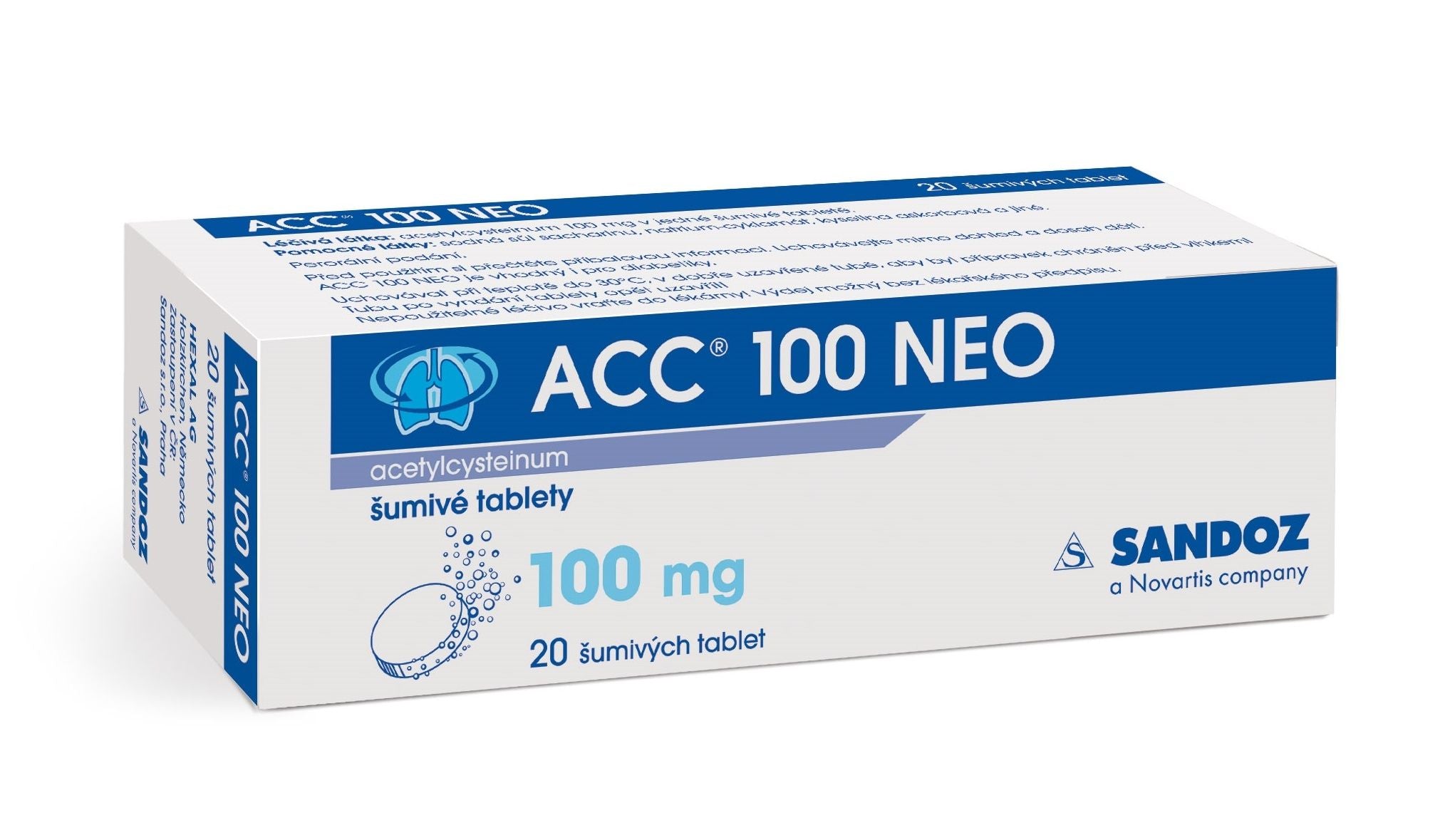 Sandoz ACC 100 NEO 100 mg 20 dissolving tablets – My Dr. XM