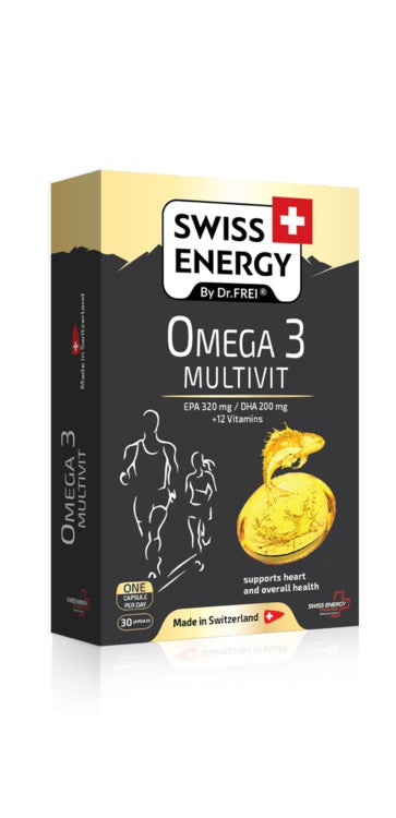 Swiss Energy Omega-3 Multivit 30 capsules – My Dr. XM