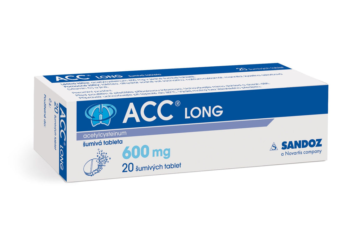 Sandoz ACC LONG 600 mg 20 dissolving tablets – My Dr. XM