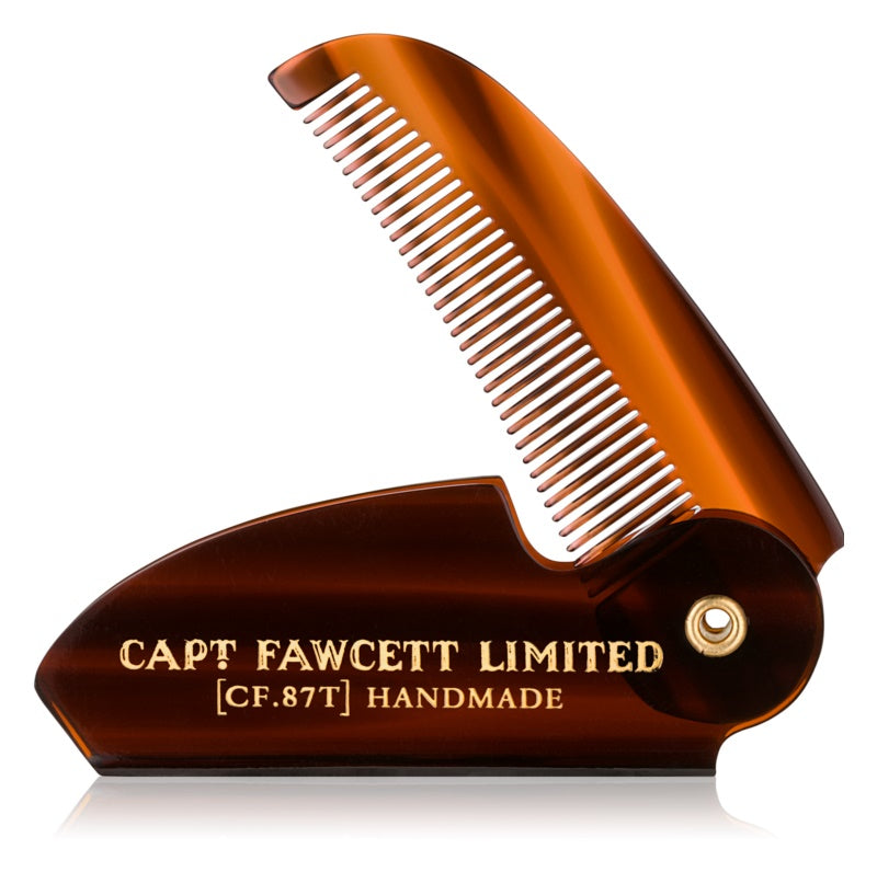 Captain Fawcett Handmade folding mustache comb – My Dr. XM