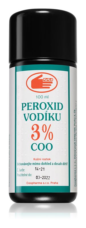 Coopharma Hydrogen peroxide 3% COO skin solution 100 ml – My Dr. XM