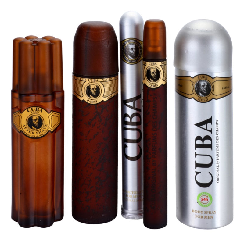 Cuba Original Eau de toilette + Deodorant + Aftershave gift set for me ...