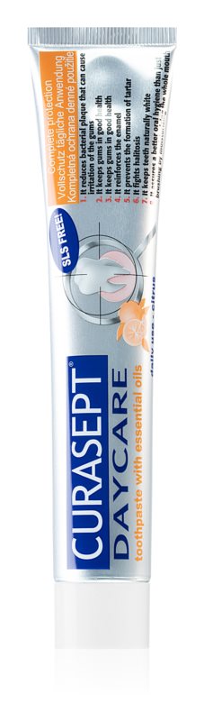 Curasept Daycare Citrus paste for complete tooth protection 75 ml – My ...