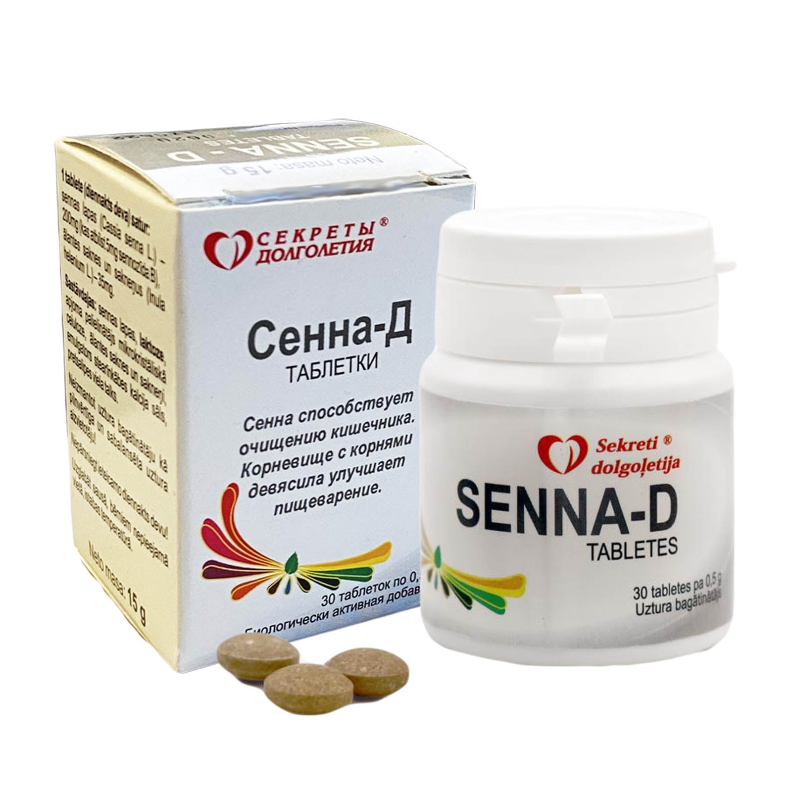 Sekreti Dolgoletija Senna-D 30 tablets – My Dr. XM