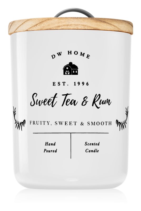 DW Home Farmhouse Sweet Tea & Rum scented candle – My Dr. XM