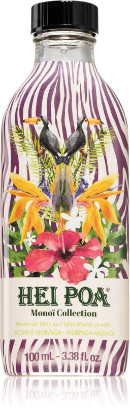 Hei Poa Monoï Collection Moringa multifunctional body and hair oil 100 ...