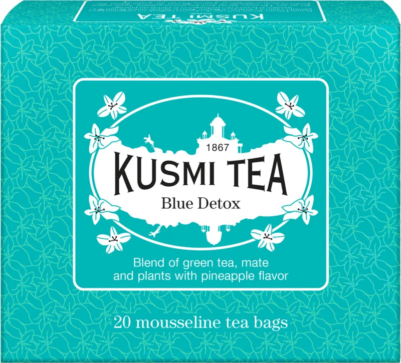 Kusmi Tea Blue Detox 20 mousseline tea bags – My Dr. XM