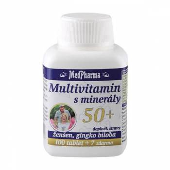 Medpharma Multivitamin with minerals 50+ 107 tablets – My Dr. XM