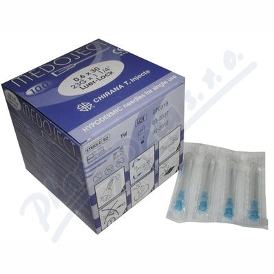 Chirana Disposable Injection Needle 0.60 x 30 Blue 100 pcs – My Dr. XM