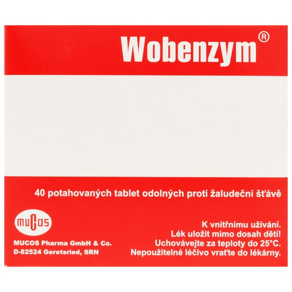 Mucos Wobenzym against inflammation 40 tablets – My Dr. XM